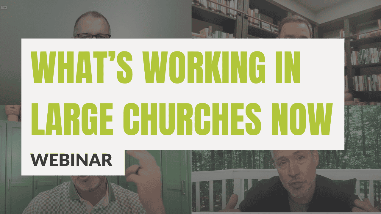 What's Working in Large Churches in 2024 with J.D. Greear, Adam ...